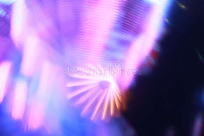 Horizontal Shot Of Glow Vortex Light Effects Stock Illustration ...