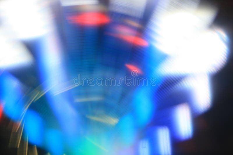 Horizontal Shot of Glow Vortex Light Effects Stock Illustration ...