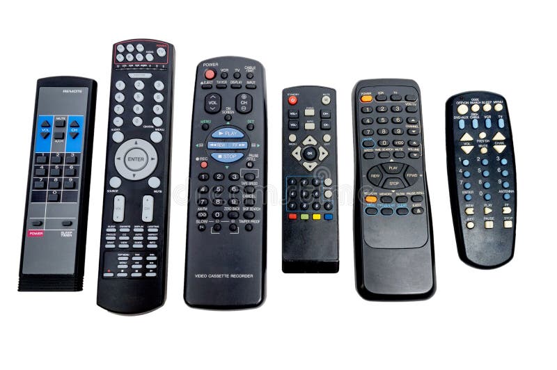 Remote Controls In Hand Better Stock Image - Image of buttons, holding ...
