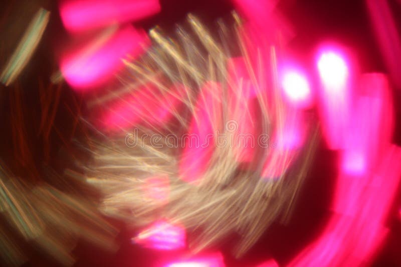 Horizontal Shot of Staggered and Refracted Light Layers-vortex Light ...