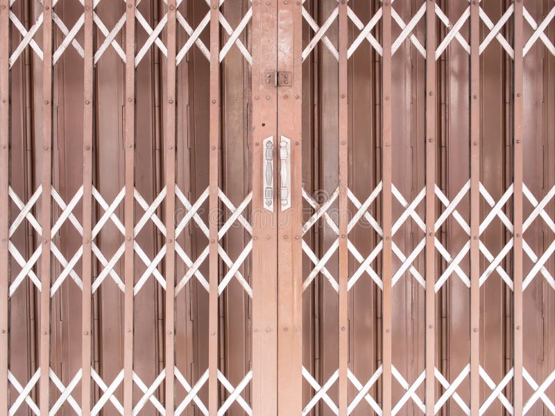 Horizontal Shutter Door stock image. Image of closed - 45403877