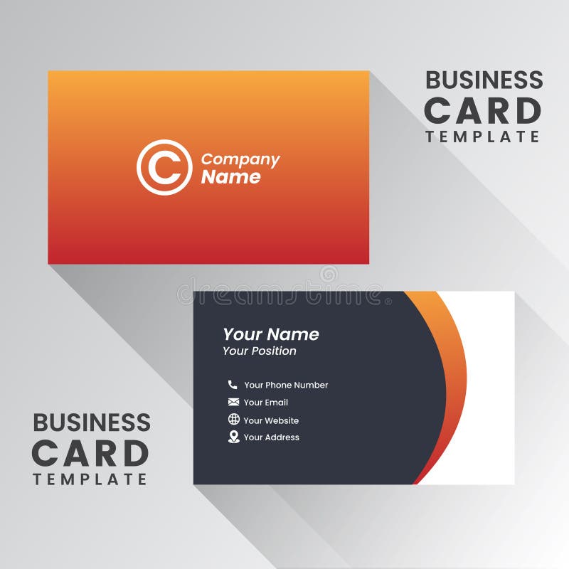 Horizontal Simple Clean Template Vector Design, Layout in Rectangle ...