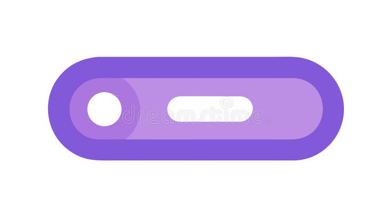 Horizontal Slider Button or Control Element, UI UX Design Icon, Vector ...