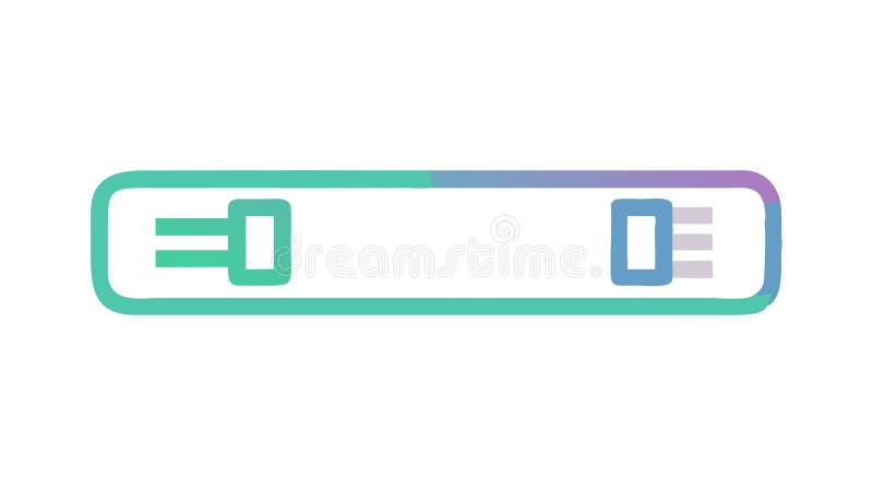 Horizontal Slider Control, User Interface Adjustment and Settings, Vector Design Generative AI ...