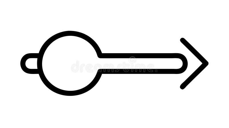 Horizontal Slider with Right Arrow, Representing Progress or Action ...