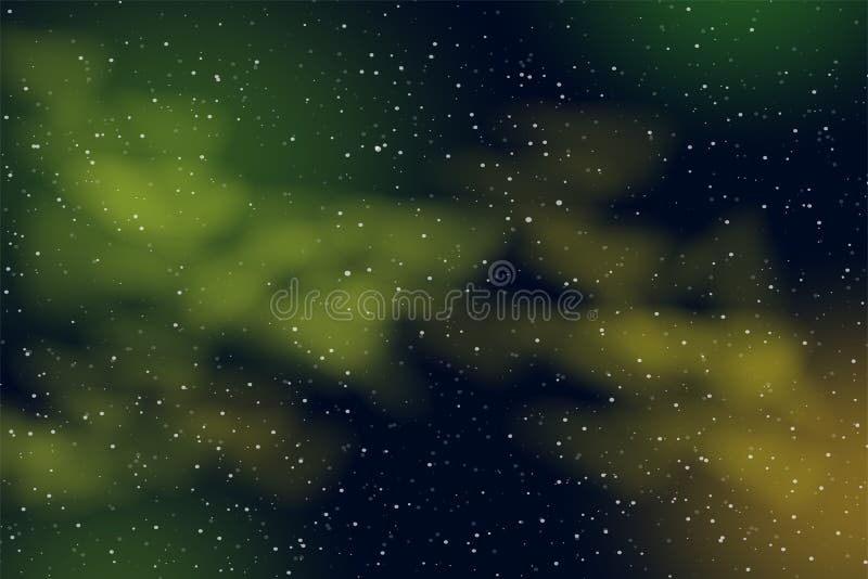Horizontal Space Background with Realistic Nebula, Stardust and Stars ...