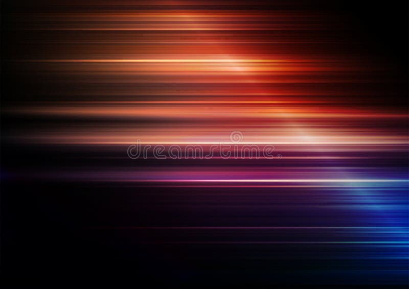 Horizontal Speed Lines with Colors Background Stock Vector ...