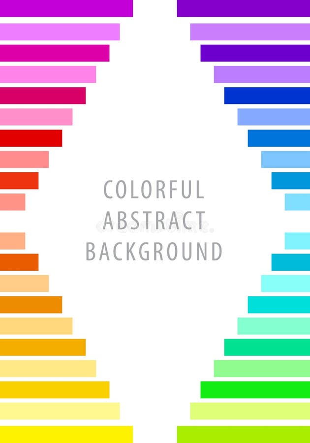 Horizontal Square Bars Rainbow Gradient Colorful Background Stock ...