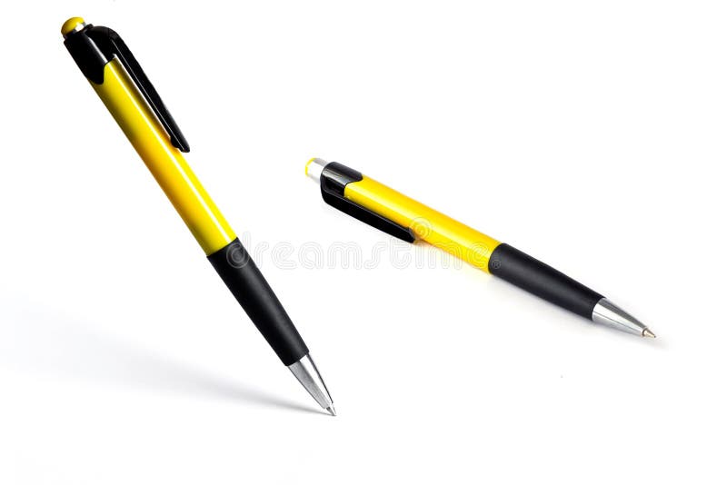 Horizontal and Standing Pens Stock Image - Image of office, design ...