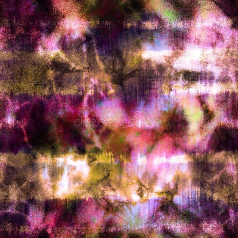 Horizontal Stripe Tie Dye Print Stock Image - Image of repeat, print ...