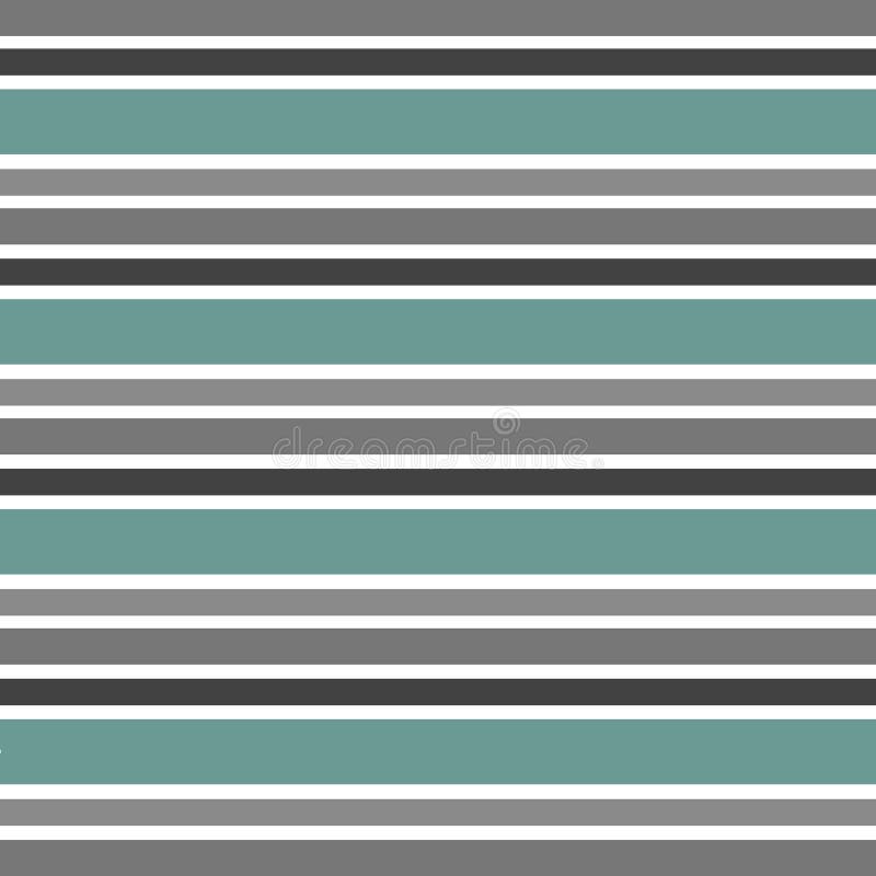 Horizontal Striped Seamless Pattern in Turquoise, White and Grey for ...