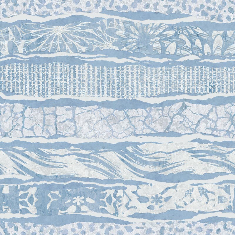 Horizontal Stripes with Plaster Seamless Texture, Patchwork Pattern, 3d ...