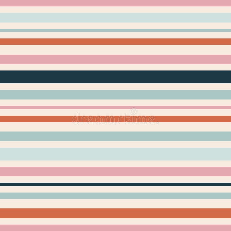 Colorful Horizontal Stripes Background