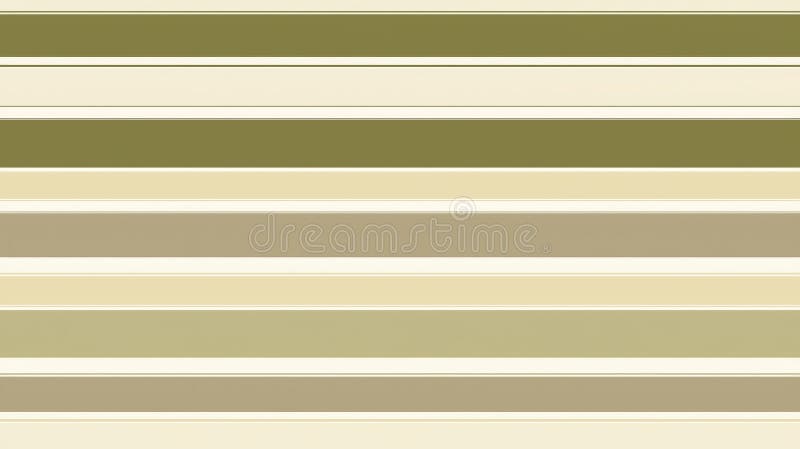 Horizontal Stripes in Shades of Olive Green, Beige, and White Create a ...