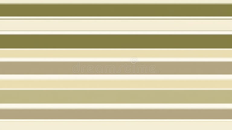 Horizontal Stripes in Shades of Olive Green, Beige, and White Create a ...