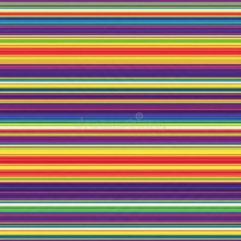 Horizontal Stripes of Various Colors and Widths Create a Vibrant ...