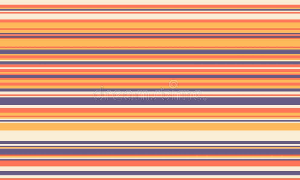 Horizontal Stripes in Warm, Muted Tones Create a Calming, Retroinspired ...