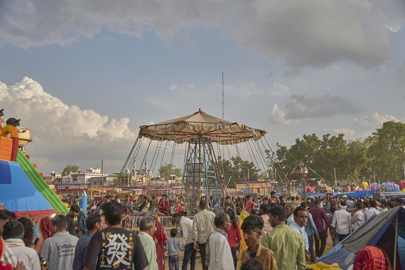 A Horizontal Swing Wheel ,carousel Editorial Photography - Image of ...