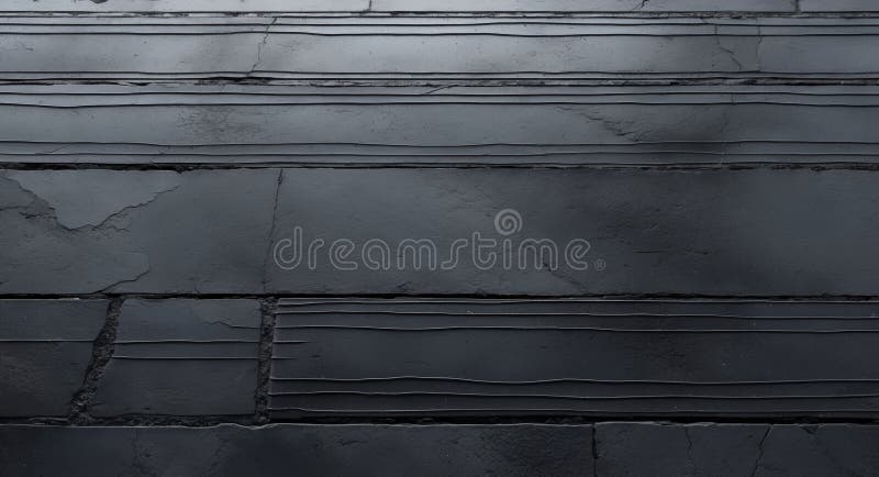 Horizontal Texture of Black Concrete Floor Background Stock Image ...