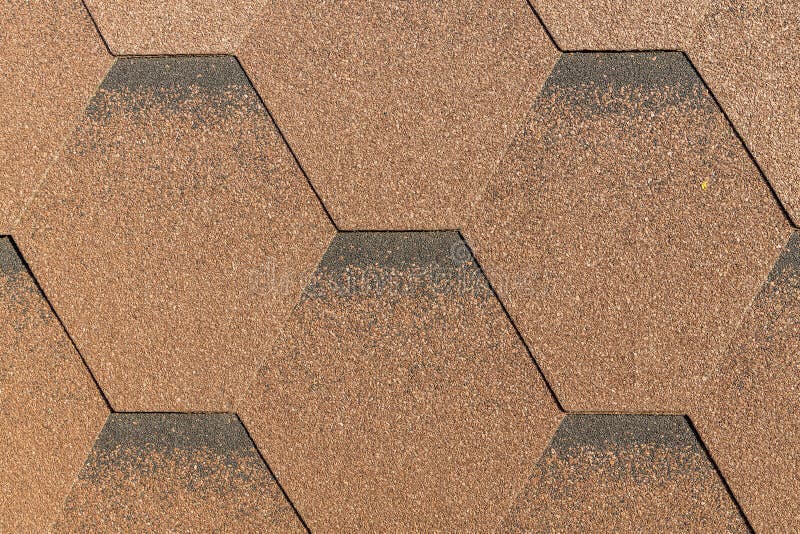 Horizontal Texture of a Brown Shingles Roof Stock Photo - Image of ...