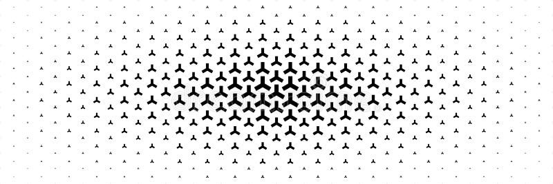 Horizontal Three Sharp Corners Triangle Spreading from Center for ...