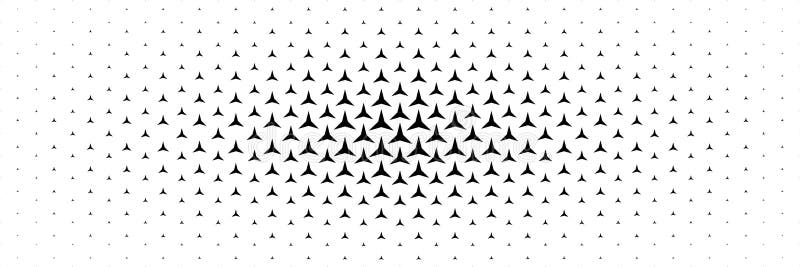 Horizontal Three Sharp Corners Triangle Spreading from Center for ...