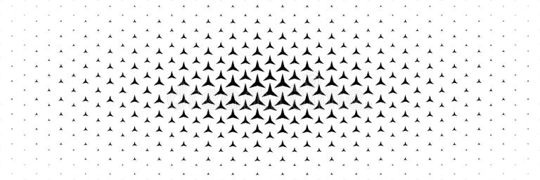 Horizontal Three Sharp Corners Triangle Spreading from Center for ...