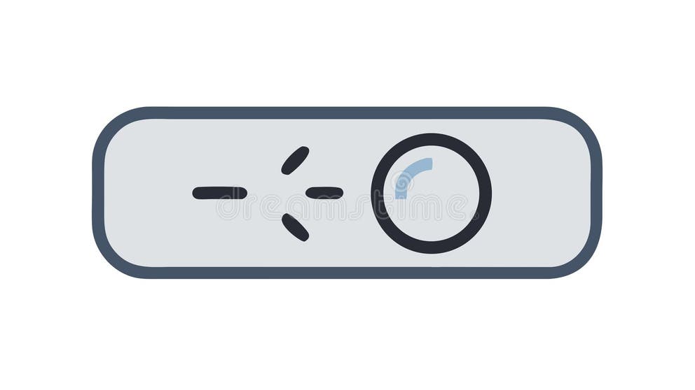 Horizontal Toggle Switch Slider Icon for on Off UI State, Vector Design Generative AI Stock ...