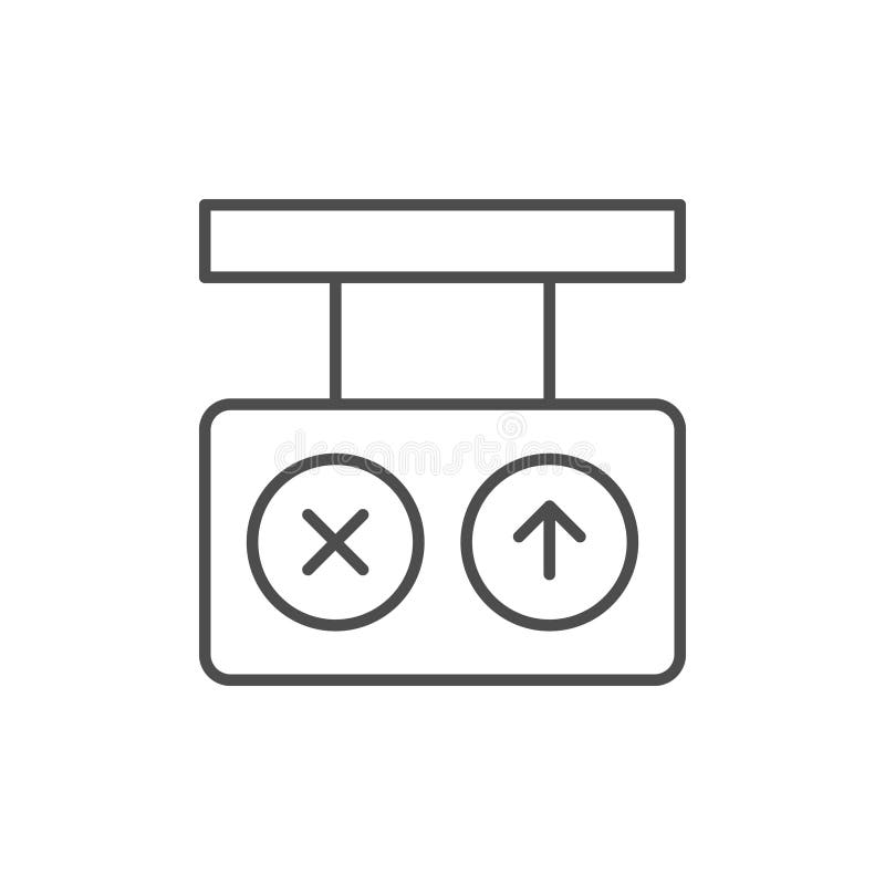 Horizontal Traffic Light Hanging. Traffic Light Symbol. Equipment for ...