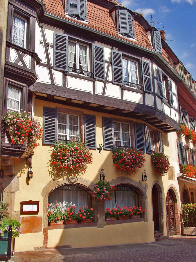Chambre à Colmar, Alsace, France Photo stock - Image du europe ...