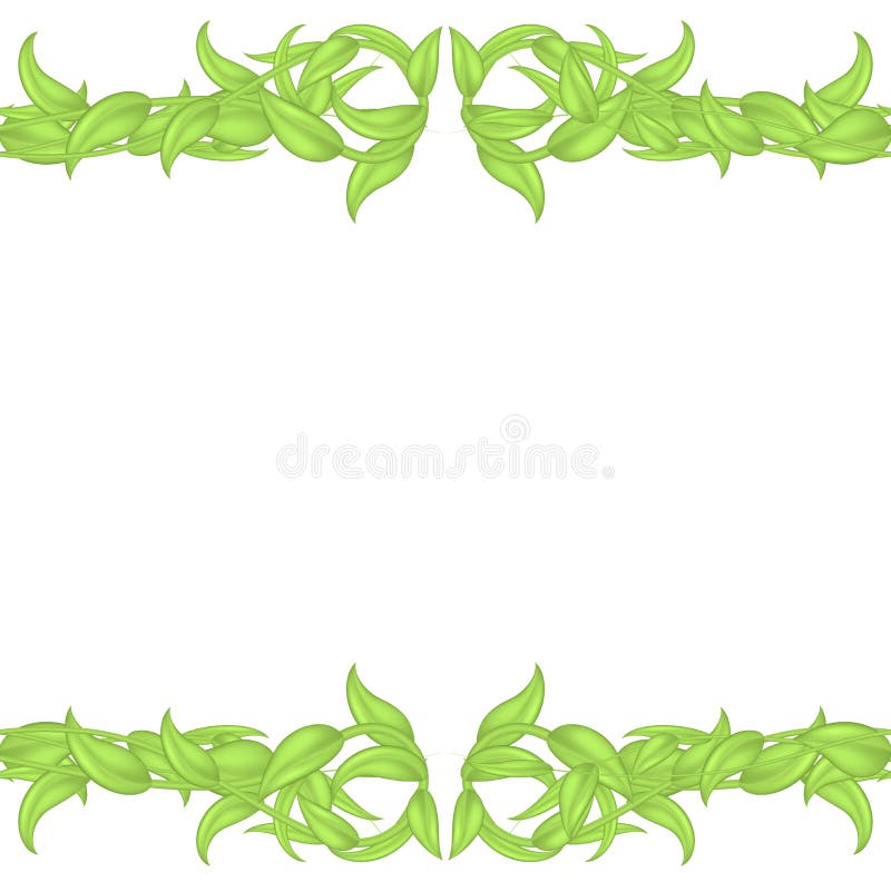Green Vine Leaf Background Borders Stock Illustrations – 69 Green Vine ...
