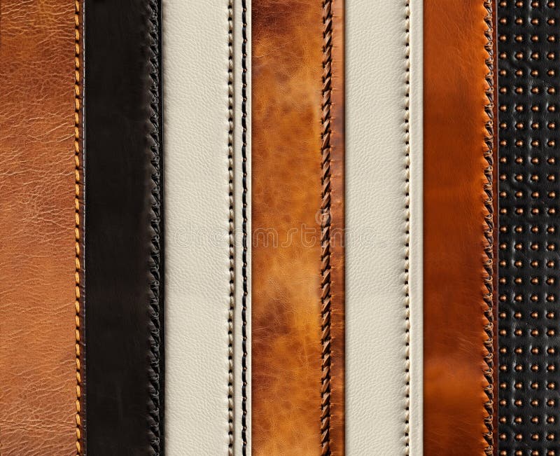 Horizontal or Vertical Background with Leather Belts of Black, Brown ...