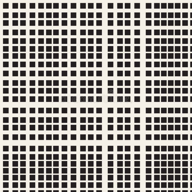 Horizontal and Vertical Black Bands, Seamless Plaid Stock Illustration ...