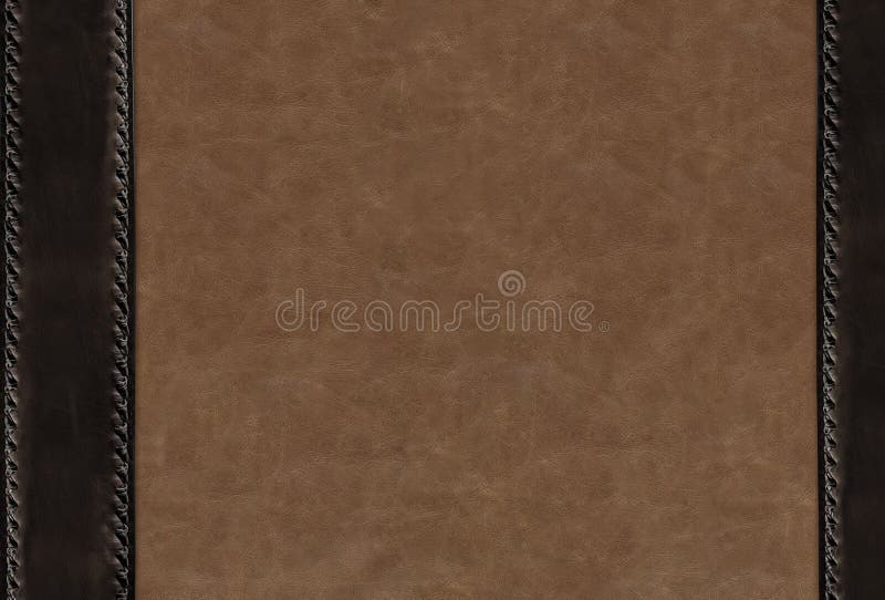 Horizontal or Vertical Leather Background of Brown Colors with ...