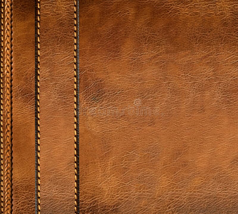 Horizontal or Vertical Leather Background of Brown Colors with ...