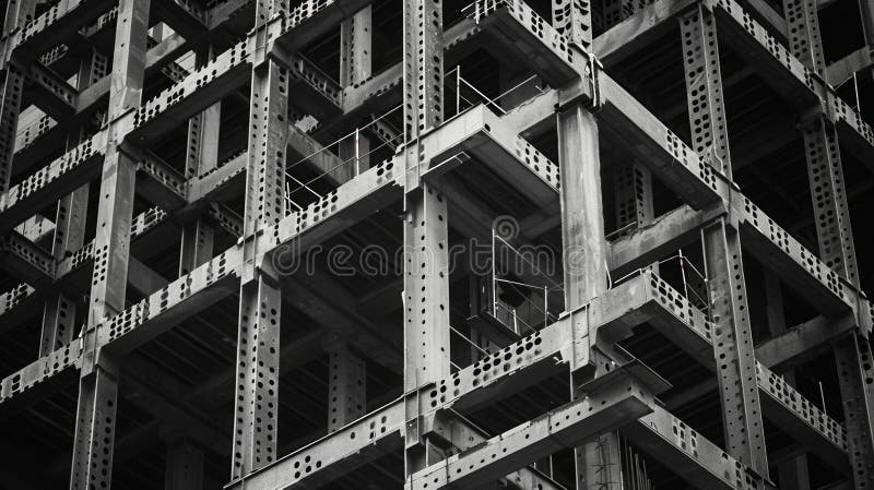 Horizontal and Vertical Lines Intersecting Forming a Geometric ...