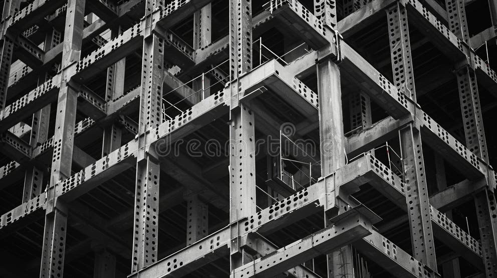 Horizontal and Vertical Lines Intersecting Forming a Geometric ...