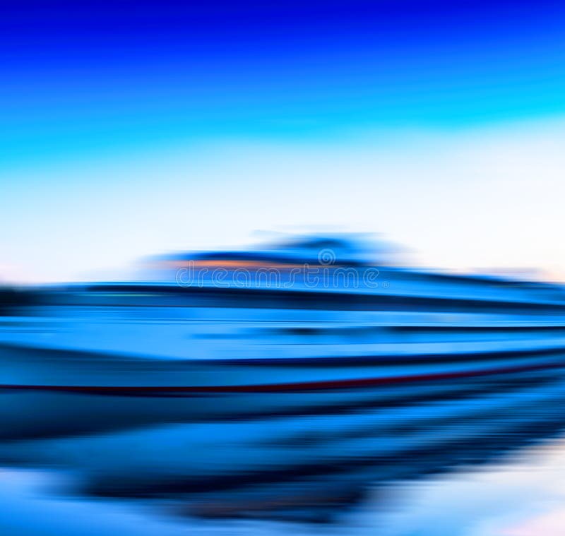 Horizontal Vibrant Moving Ship Motion Abstraction Stock Photo - Image ...