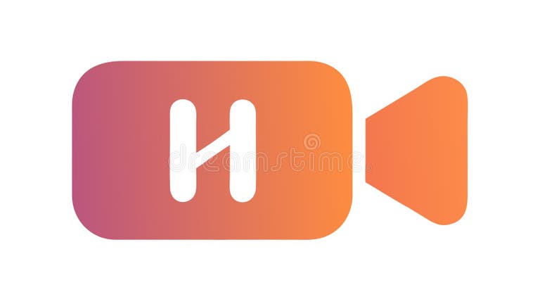 Horizontal Video Camera Play Button Icon, Vector Design Generative AI ...