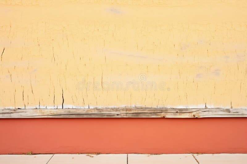 Horizontal View of Adobe Wall Layers Stock Image - Image of natural ...