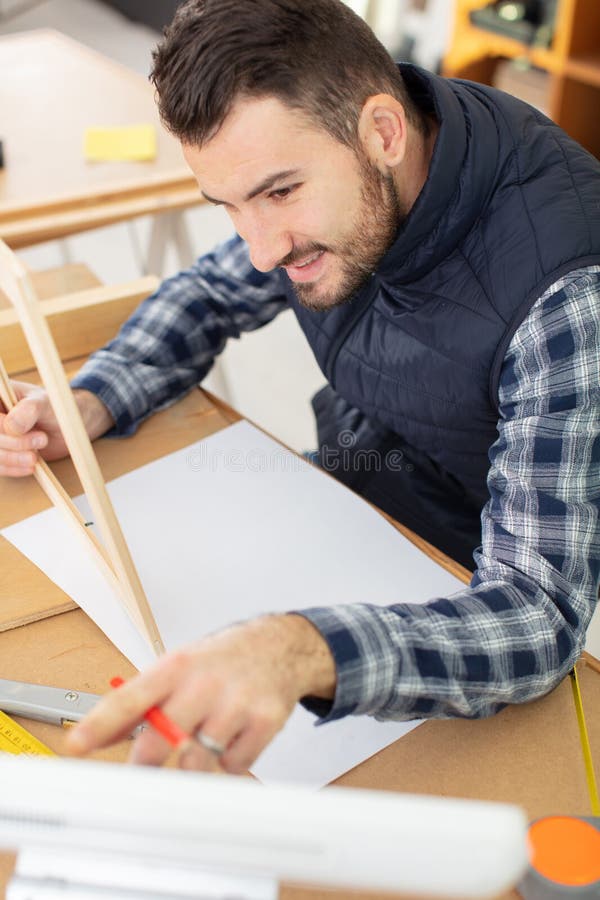 Focused Carpenter Work Horizontal View Stock Photos - Free & Royalty ...