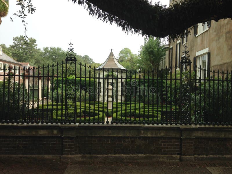 Gates of Charleston 3 stock photo. Image of greenery - 100153022