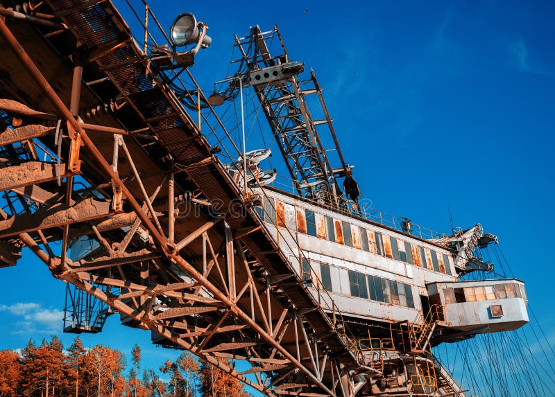 Horizontal Vintage Mars Industrial Machine Stock Image - Image of light ...