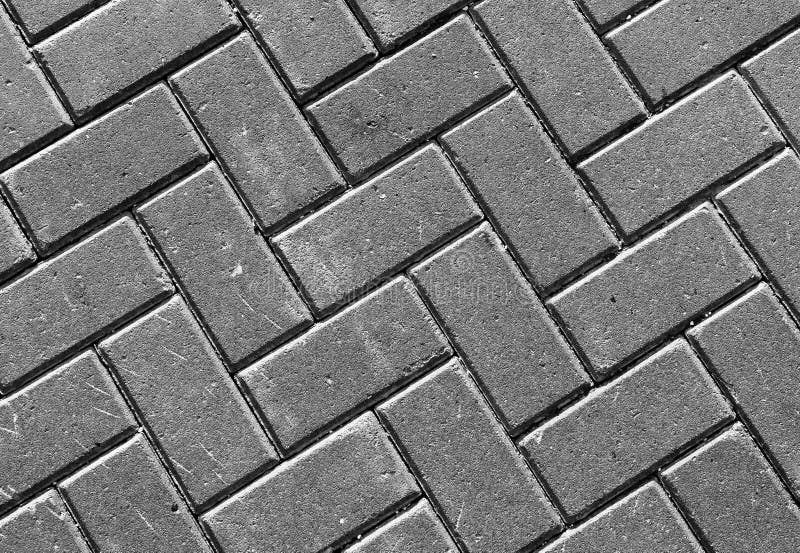 Horizontal Vivid Black and White Street Pavement Textured Backgr Stock ...