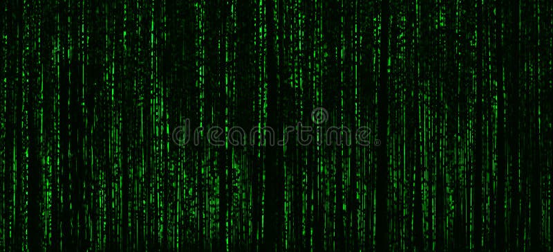 Horizontal Vivid Matrix Neo Cyberpunk Hacker Terminal Abstraction Stock ...