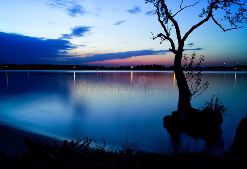 Horizontal Vivid Moscow River Sunset Stock Image - Image of lighs ...