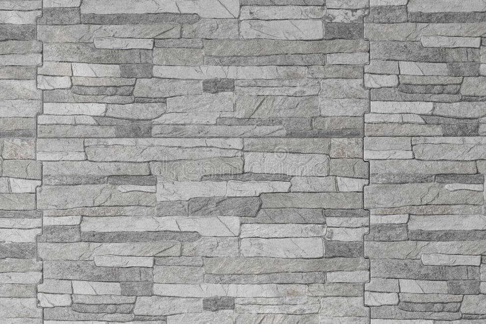 Horizontal Wall Texture Stone Light Gray Tile Abstract Pattern ...