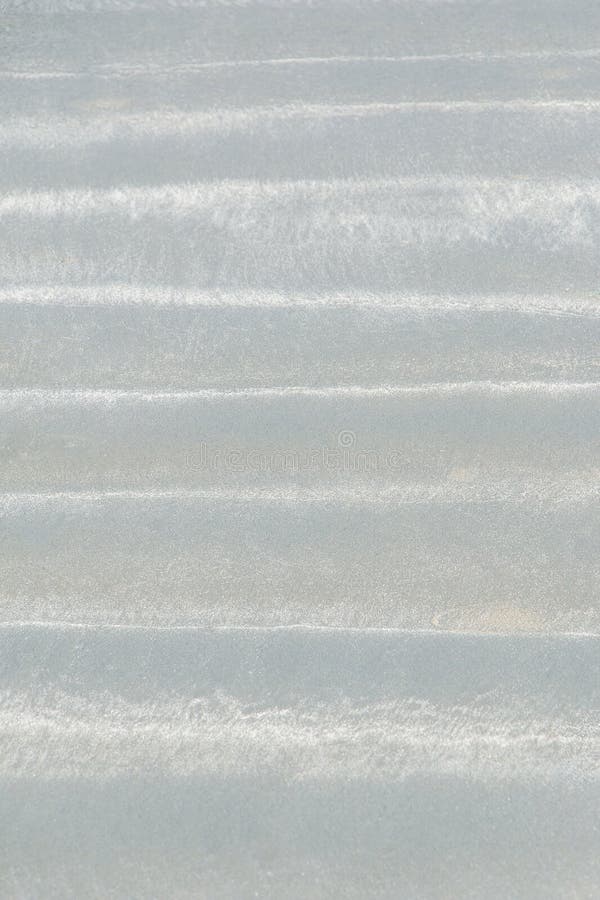 Horizontal Wave Patterns in White Beach Sand Photographed Close Up ...