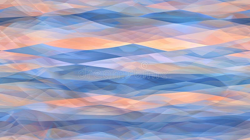 Horizontal Waves in Shades of Light Blue, Dark Amber, and Eggshell ...