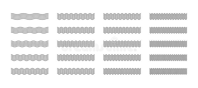 Horizontal Wavy Lines Creating Subtle Corrugated or Ribbed Texture ...